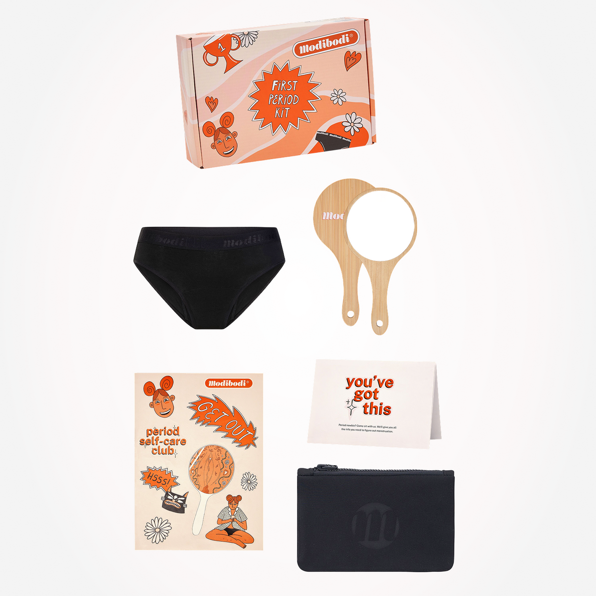 Teen First Period Kit 1 Pack in Black | Modibodi – Modibodi AU