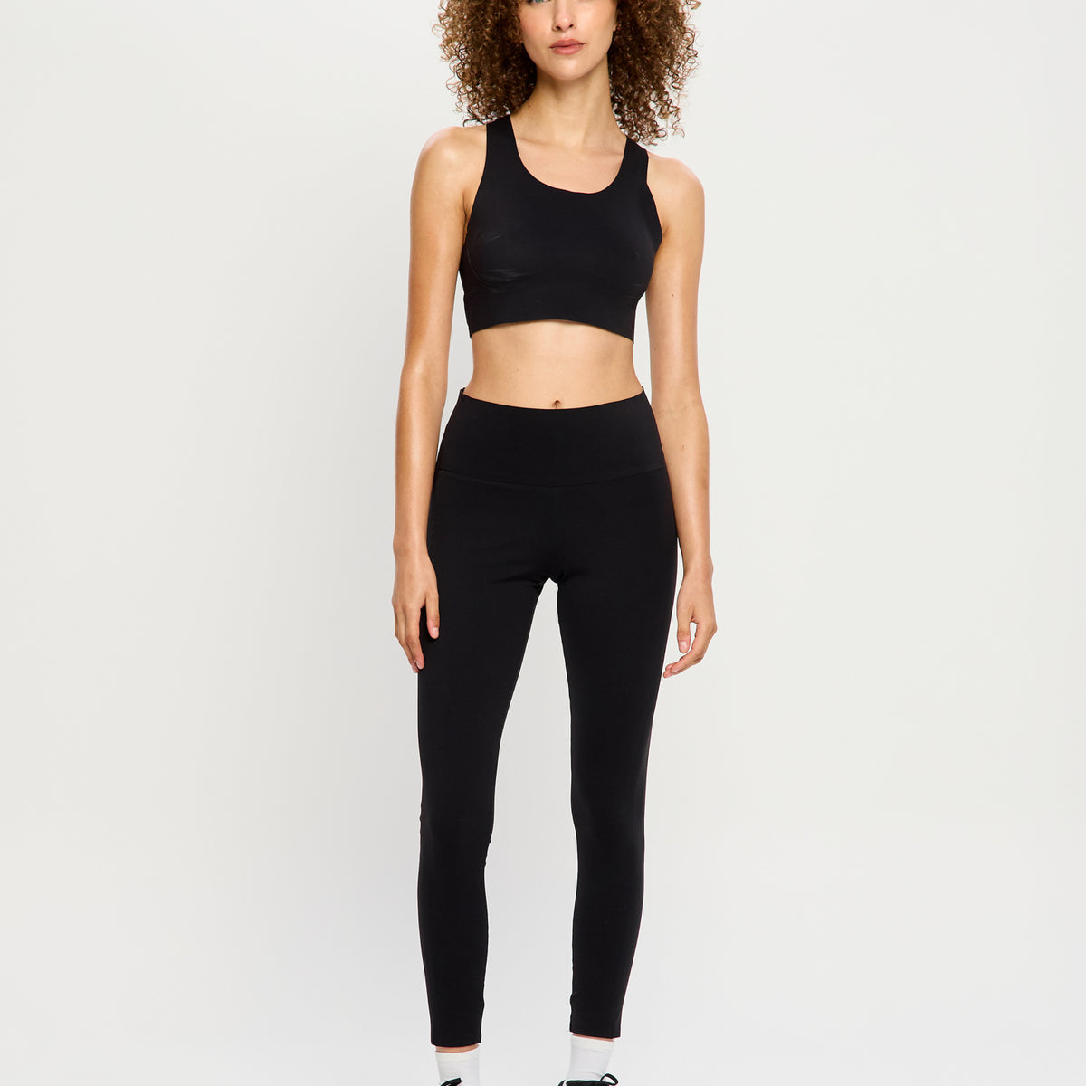 Sculpted Y Back Crop in Black | Modibodi – Modibodi AU