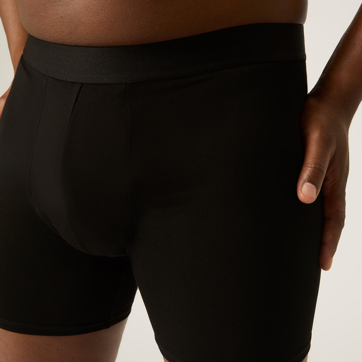 Mens Leak-Proof Trunk Leak Proof Underwear in Black | Modibodi ...